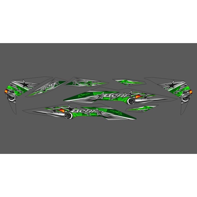 Beat NEW 110 2017-2019 LIVERY DIESEL MOTORCYCLE TRANSPARENT STICKER ...