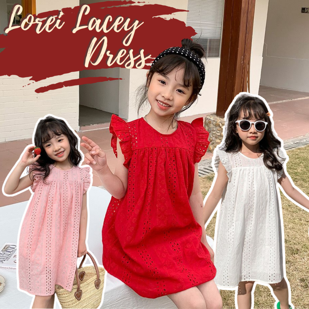Lorei Lacey Dress | Girls' Dresses | Girls' Clothes | Shopee Philippines