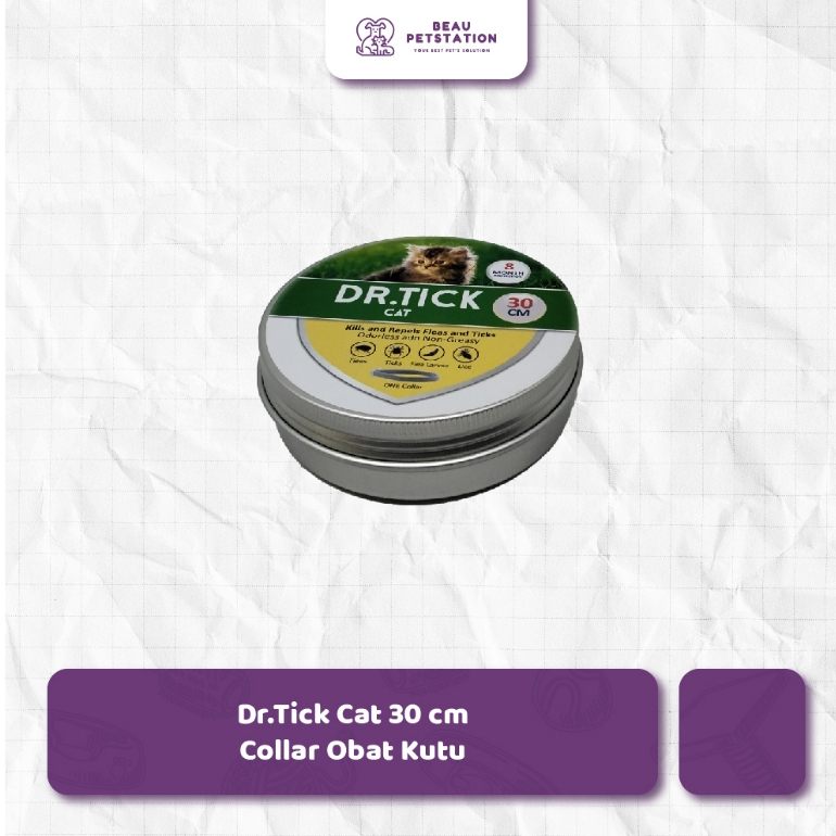Dr. Dr. Dr. Tick Cat 30 cm Cat Flea Collar | Shopee Philippines