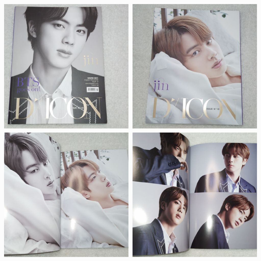 Dicon Magazine 2021 Sharing Photo Book Jin Suga BTS Official ...