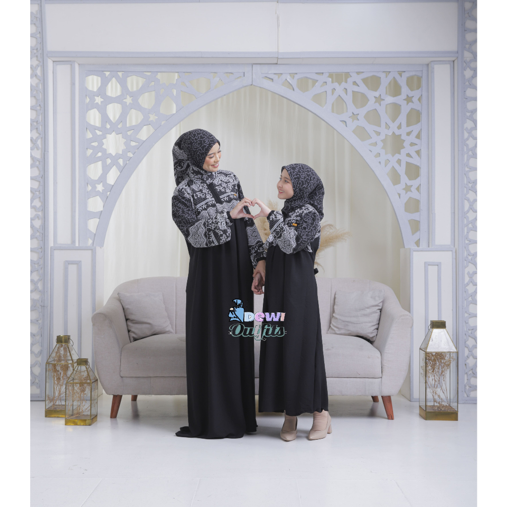 The Newest Gamis Dress 2024 Couple Mom & Kids Gamis Plus Rectangular ...