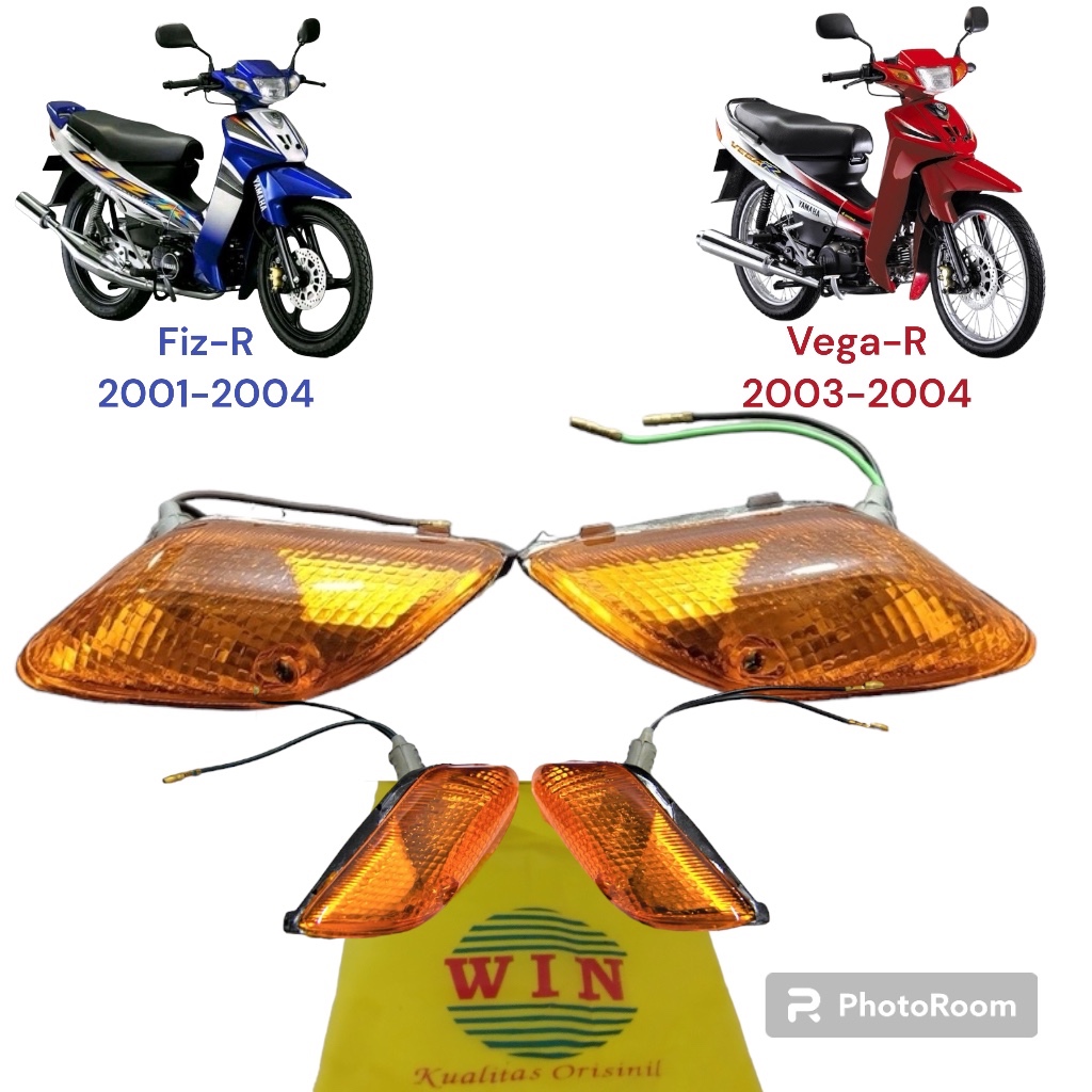 Old left and right front turn signal light assembly F1zr F1 Zr 2t PNP ...