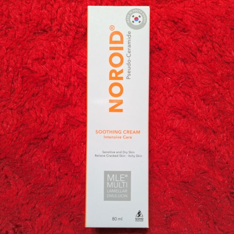 Noroid soothing cream Moisturizing Sensitive Skin Light Redness 80ml ...