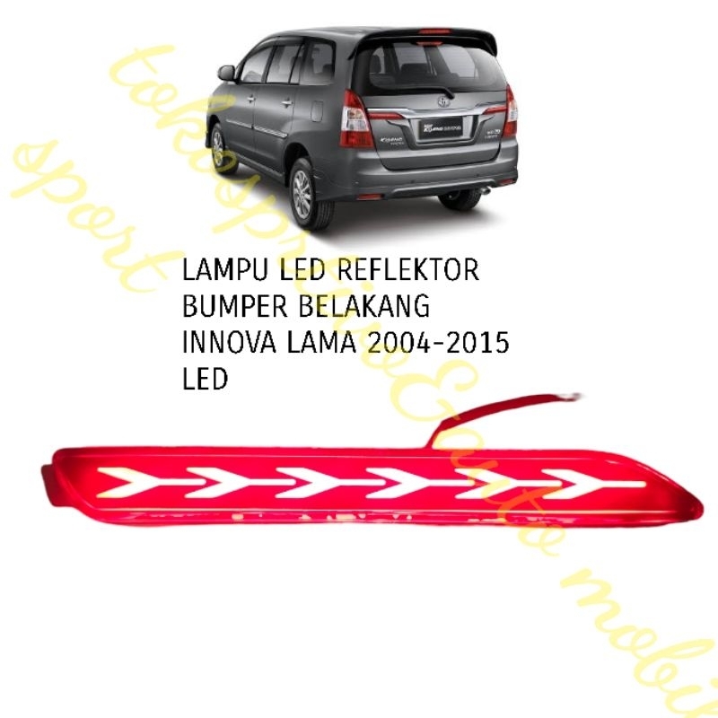 Innova 2004-2015 LED REAR BUMPER REFLECTOR LIGHTS NEW LED | Shopee ...