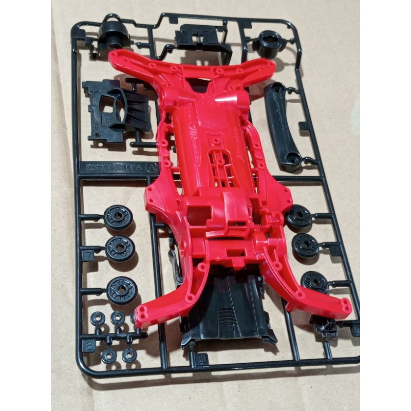 MERAH Tamiya CHASIS AR SET PC+ABS/CHASIS AR Red | Shopee Philippines