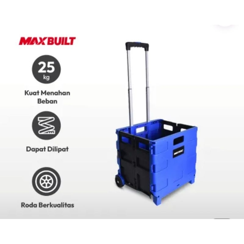 Folding trolley shopping trolley max built gallon trolley | Shopee ...