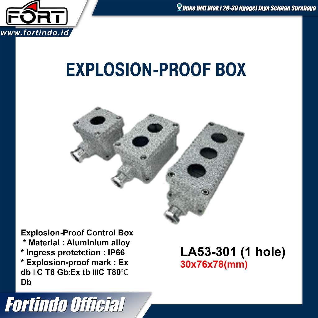 Explosion-Proof Control Box LA53-301 (1 hole) BRAND FORT | Shopee Philippines