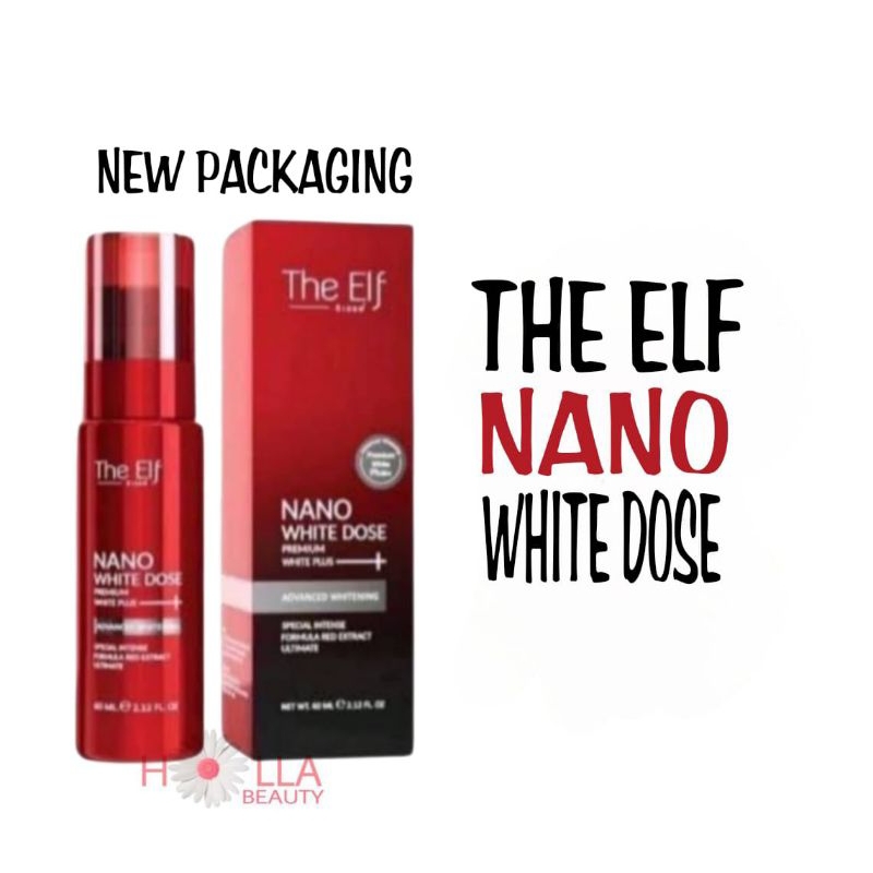 The ELF NANO WHITE DOSE BODY SERUM 60 ML WHITENING FROM THAILAND / BODY ...