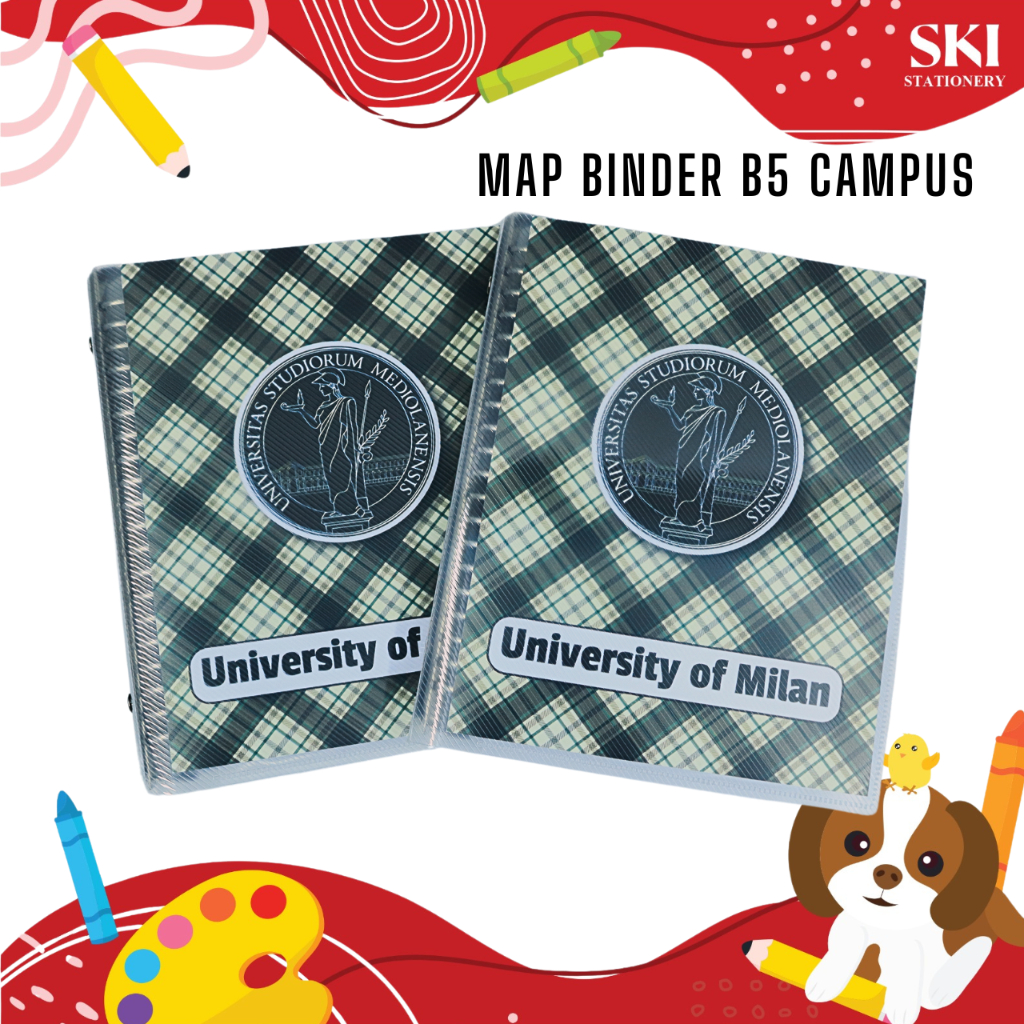 Binder Book/B5 Campus Binder Map/Lecture Note Binder | Shopee Philippines