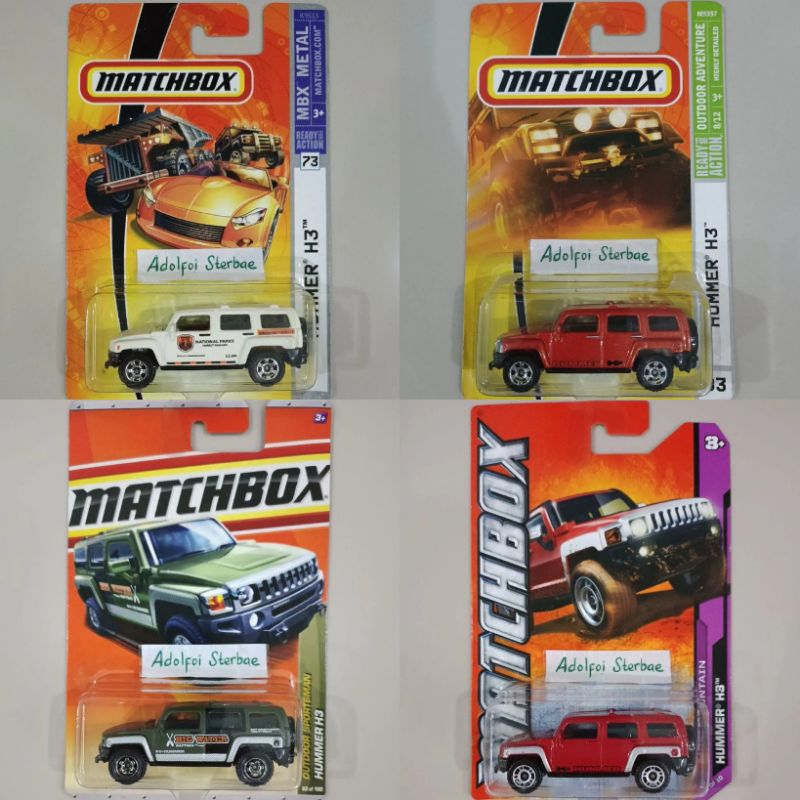 Matchbox hummer H3 mbx mountain ready for action outdoor adventure mbx ...
