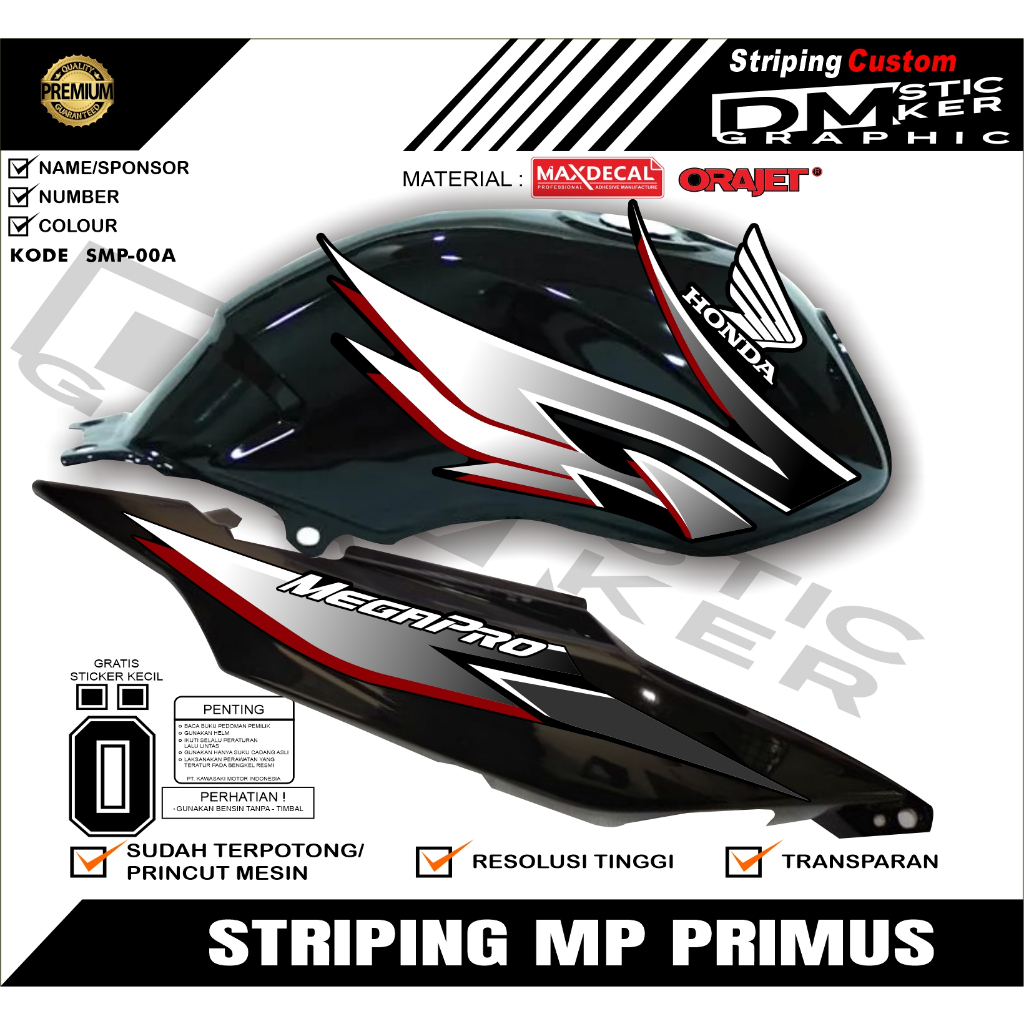Original MP PRIMUS STRIPING CODE SMP-00 | Shopee Philippines
