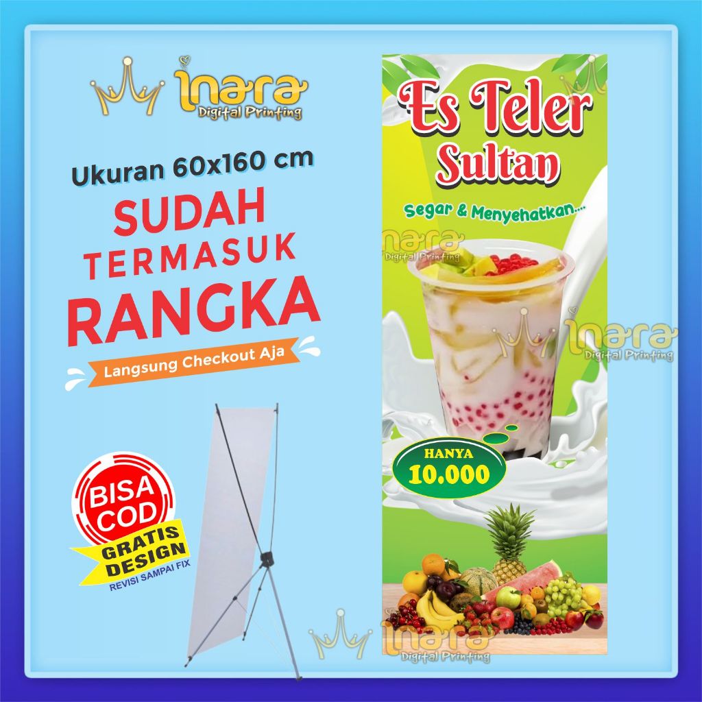 Es TELER SULTAN Banner Banner Including Frame X UK 60x160 | Shopee ...
