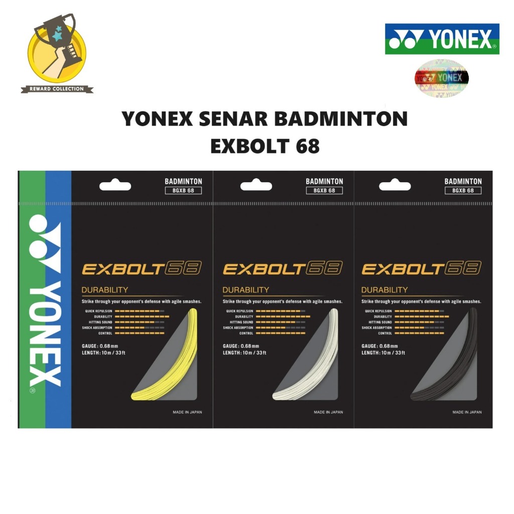 Yonex Badminton String Original String Exbolt 68 | Shopee Philippines