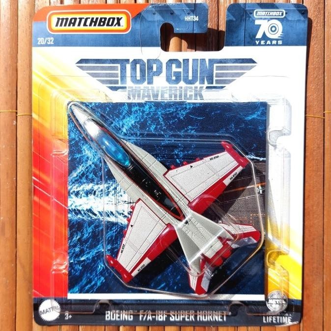 Matchbox Airplane Sky Busters P-51 Mustang Boeing F/A 18 Super Hornet Maverick F14 Tomcat ...