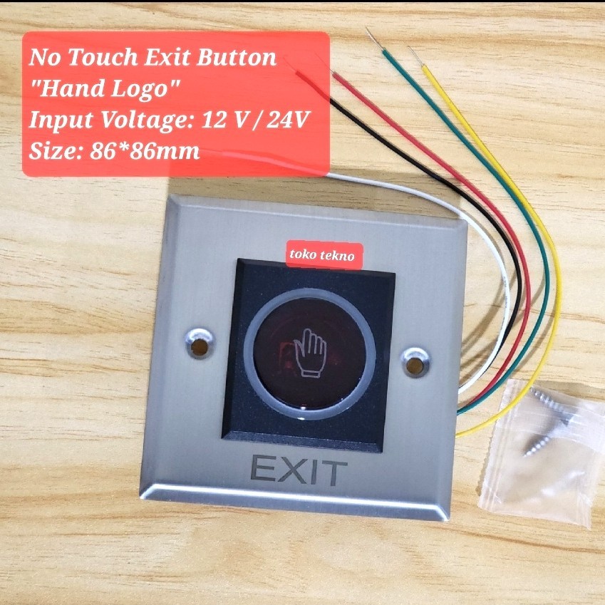 Exit Button No Touch Sensor Contactless Access Control (Box) | Shopee ...