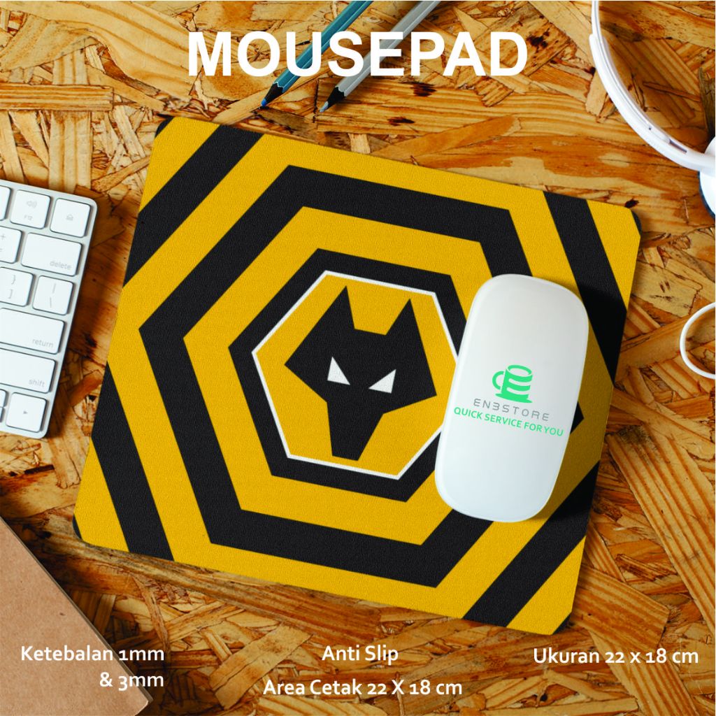 Mousepad mouse pad wolves wolverhampton fc | Shopee Philippines