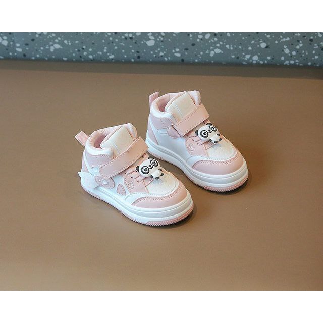 GIRLS' SHOES - CHILDREN'S SNEAKERS PINK PANDA KOREAN STYLE GIRLS SCHOOL ...