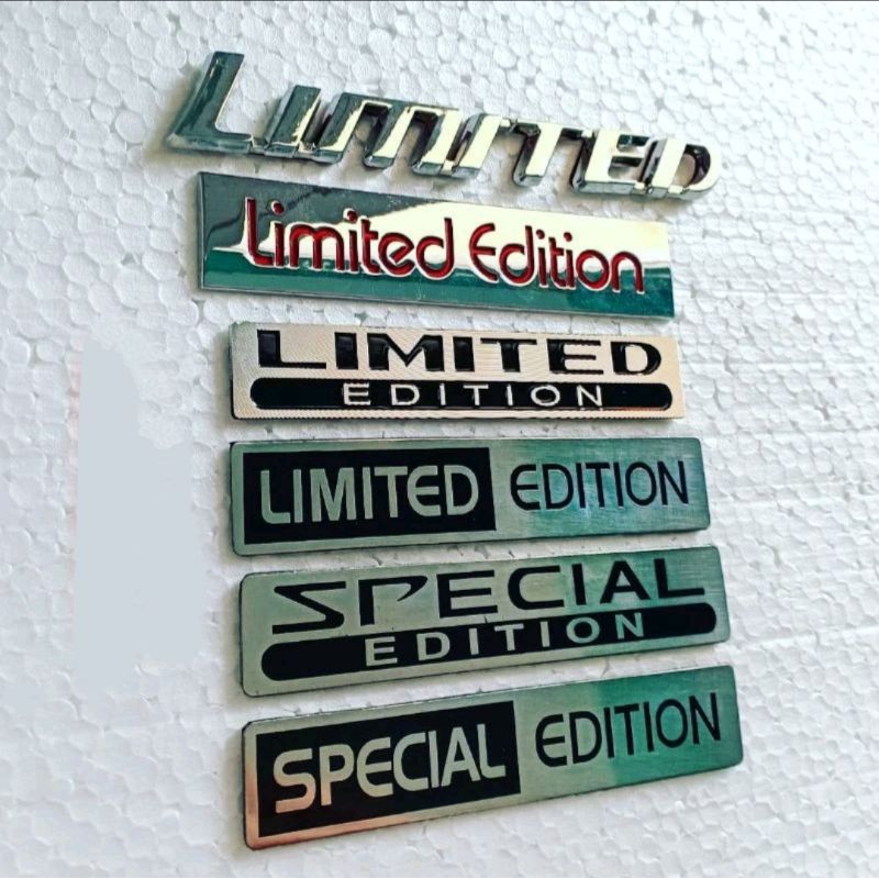 Limited And special edition logo Emblems Good Material stainless Plate ...