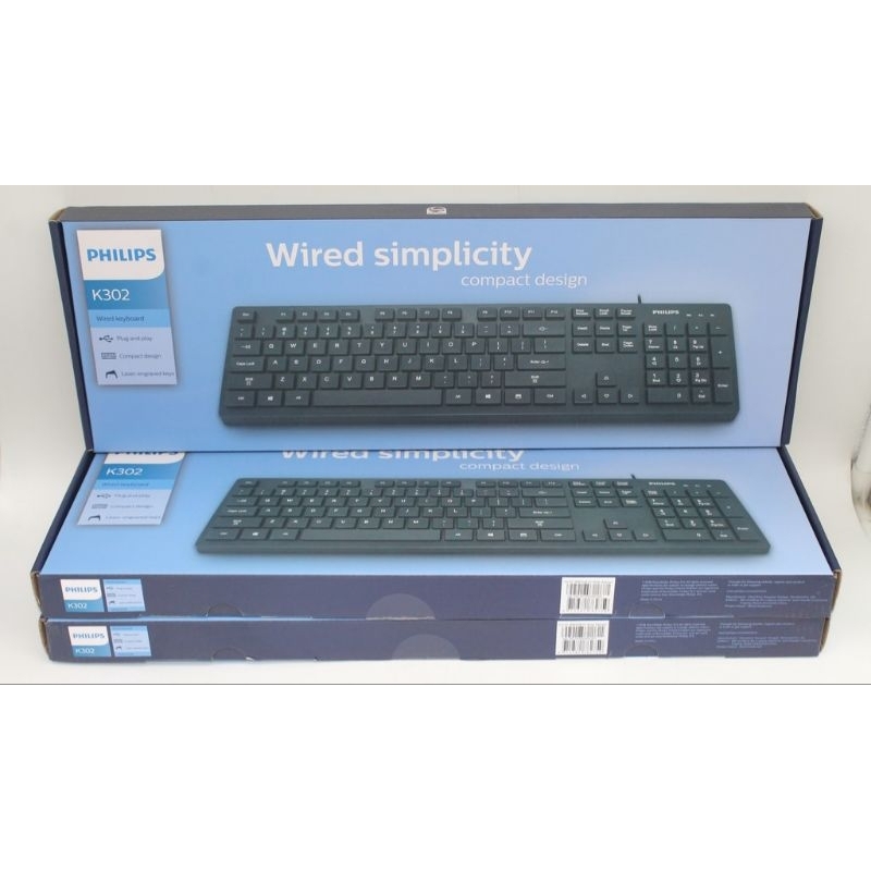 Philips USB K302 KEYBOARD | Shopee Philippines