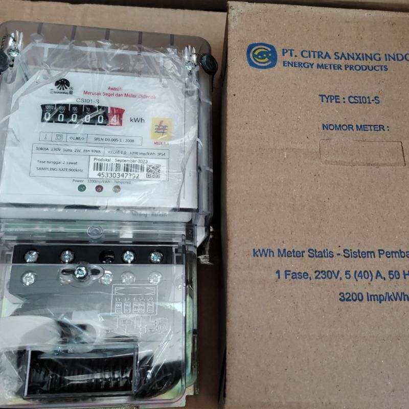 Kwh Meter CITRA SANXING ANALOG 1 PHASE 5.40 (Postpaid) | Shopee Philippines