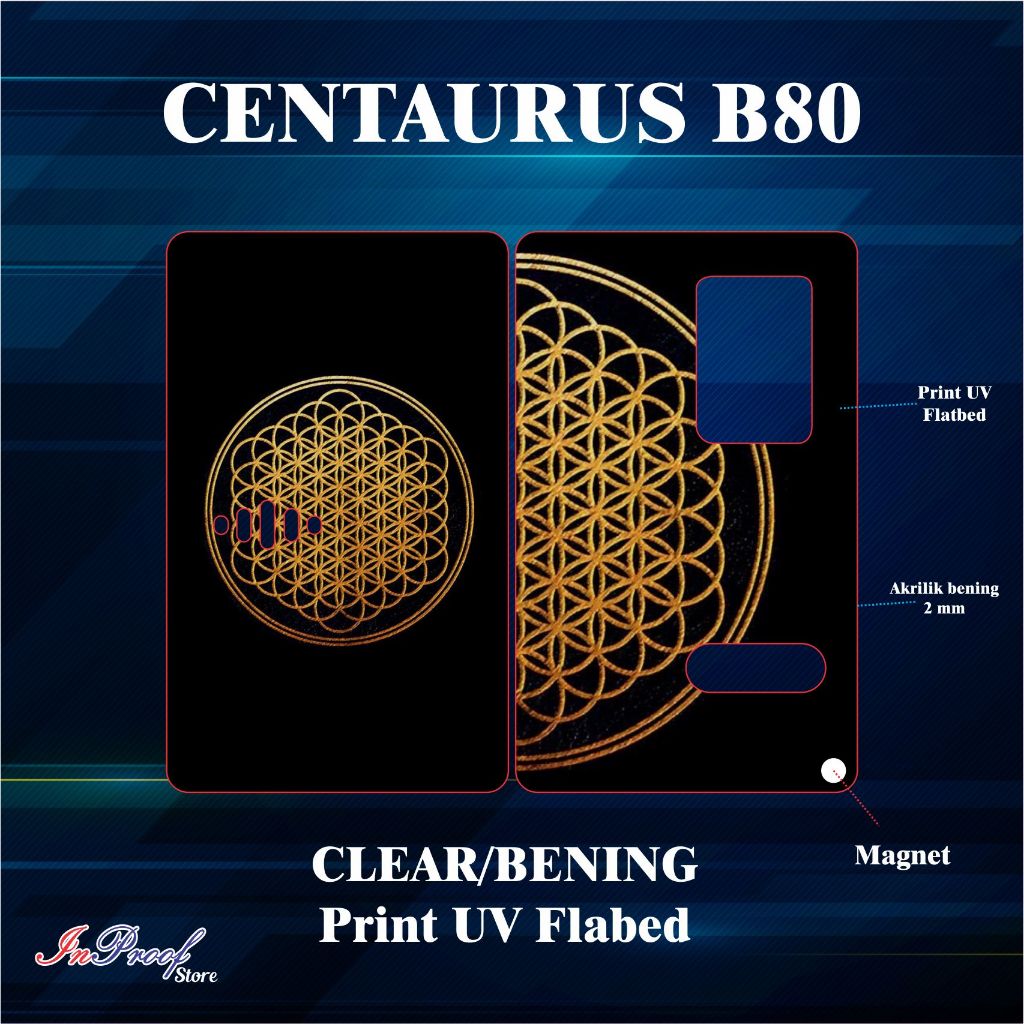 Bacdoor Acrylic CENTAURUS B80 Print UV Custom | Shopee Philippines