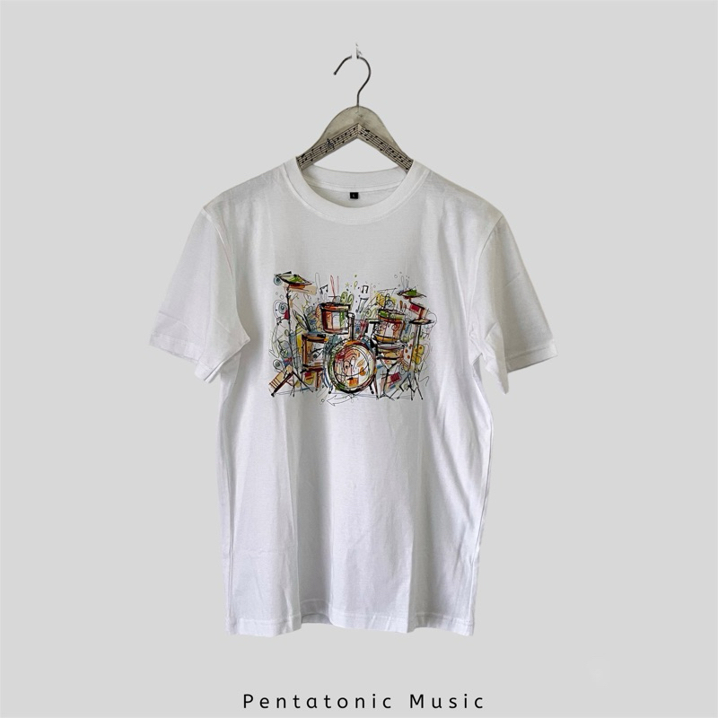 Colorful Drum T Shirt Pentatonic Musical Instrument T-Shirt Music Gift ...