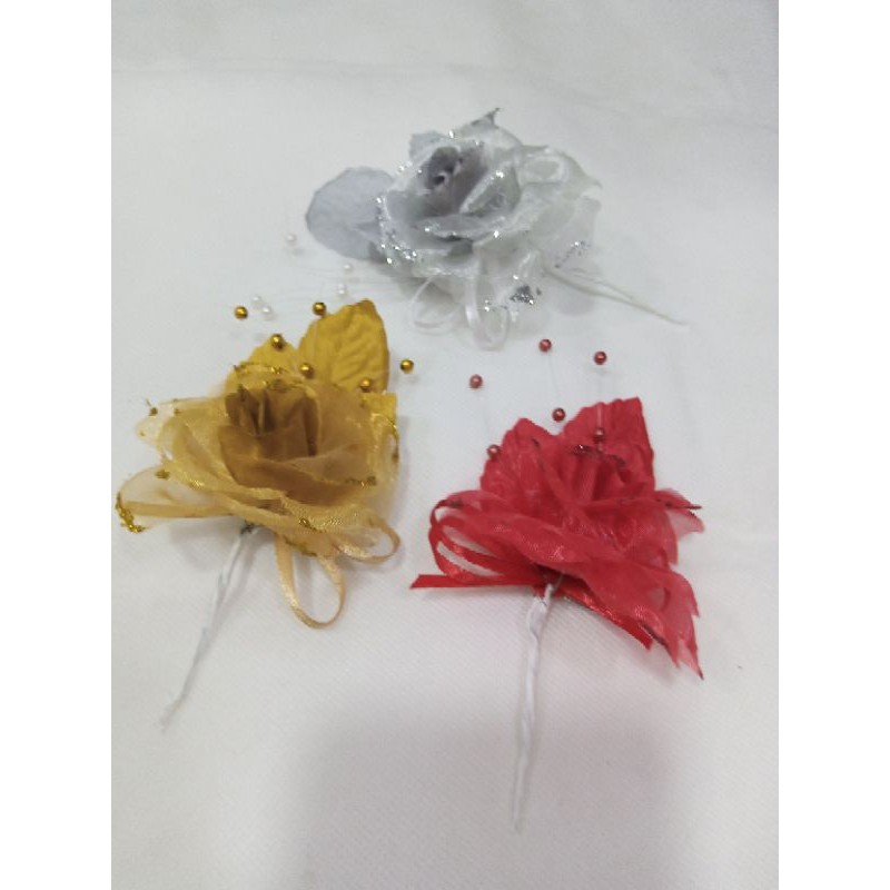 Rose Corsage/Chest Flower/Wedding Chest Flower Accessories | Shopee ...