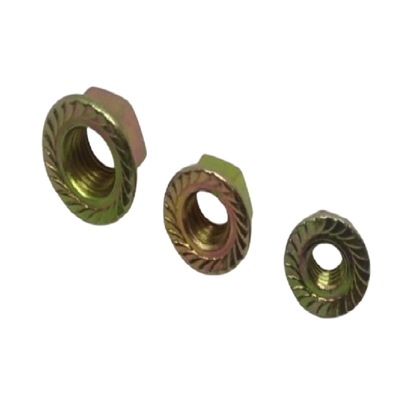 M 5mm Flange Nut Yellow Hex Ring Nut Fastener Bolt Lip Nut | Shopee ...