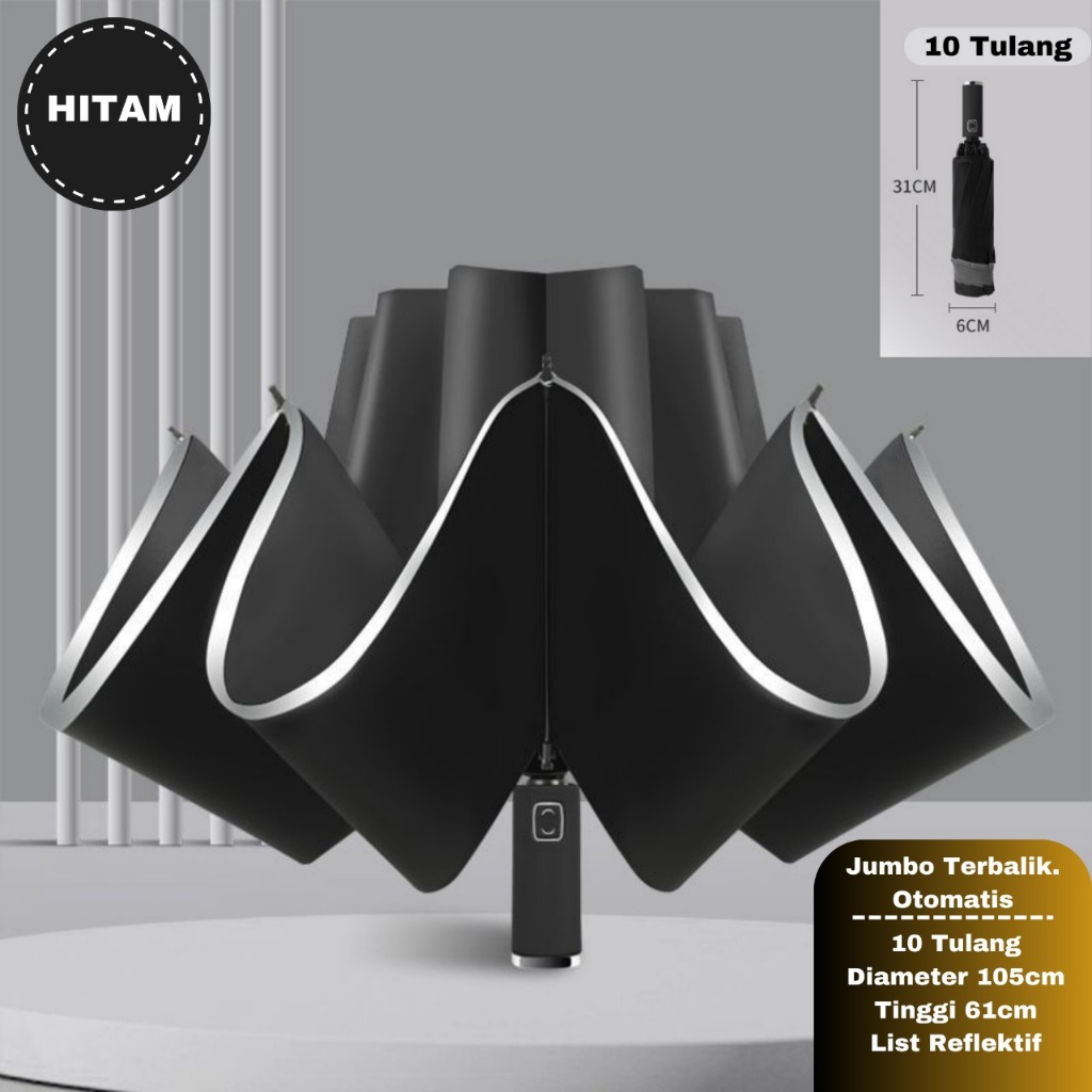 Jumbo Automatic Inverted Folding Umbrella Anti UV Premium Automatic ...