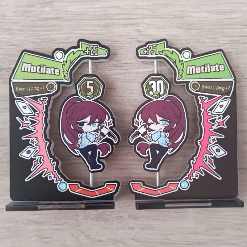 Tingtang Hong Lu Spinning Standee Limbus Company Fanart by Tofuaru ...