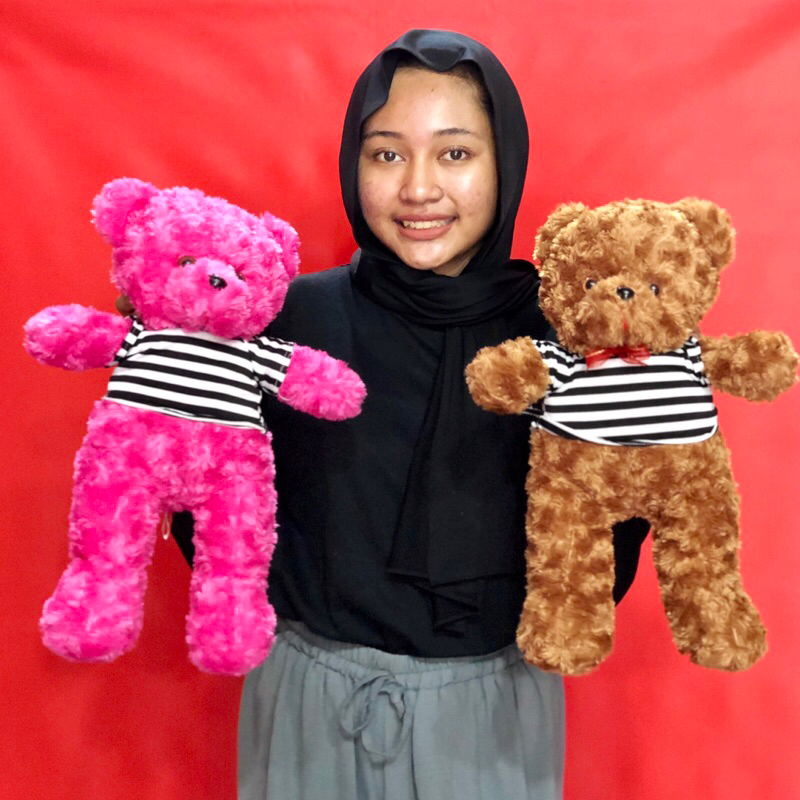 MAWAR Teddy bear, small upright standing clothes, cute teddy bear ...