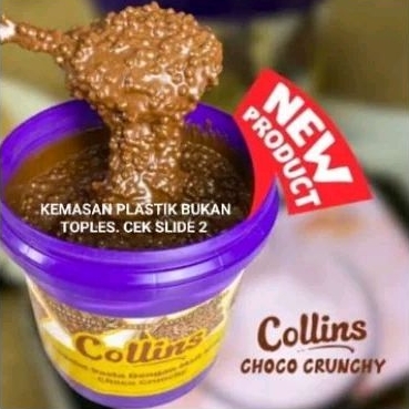 Repack PLASTIC COLLINS CHOCO CRUNCHY 500 grams. Plastic packaging is ...