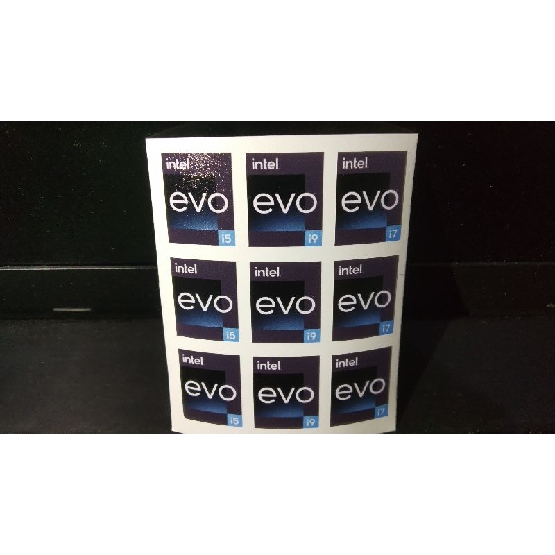 Intel Evo stickers for pc, laptop etc | Shopee Philippines