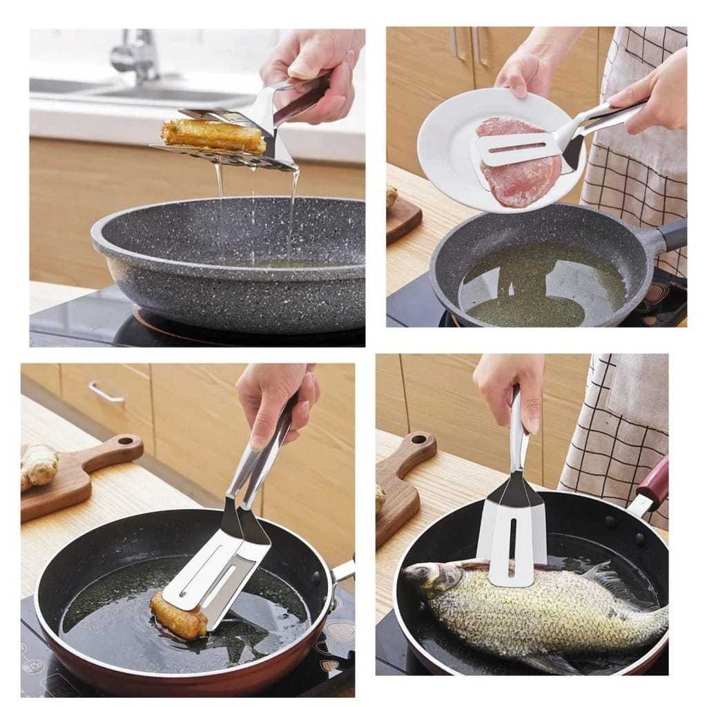 Stainless Steel Bbq Meat Clamp/Barbecue Steak Clamp Clip/Fried Fish ...