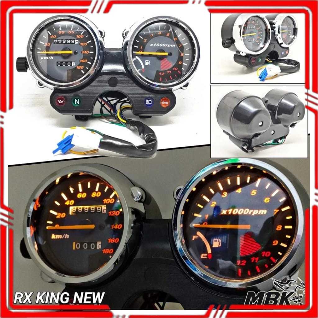 Spidometer speedometer spido kilometer Round set ASSY RX KING new RX S ...