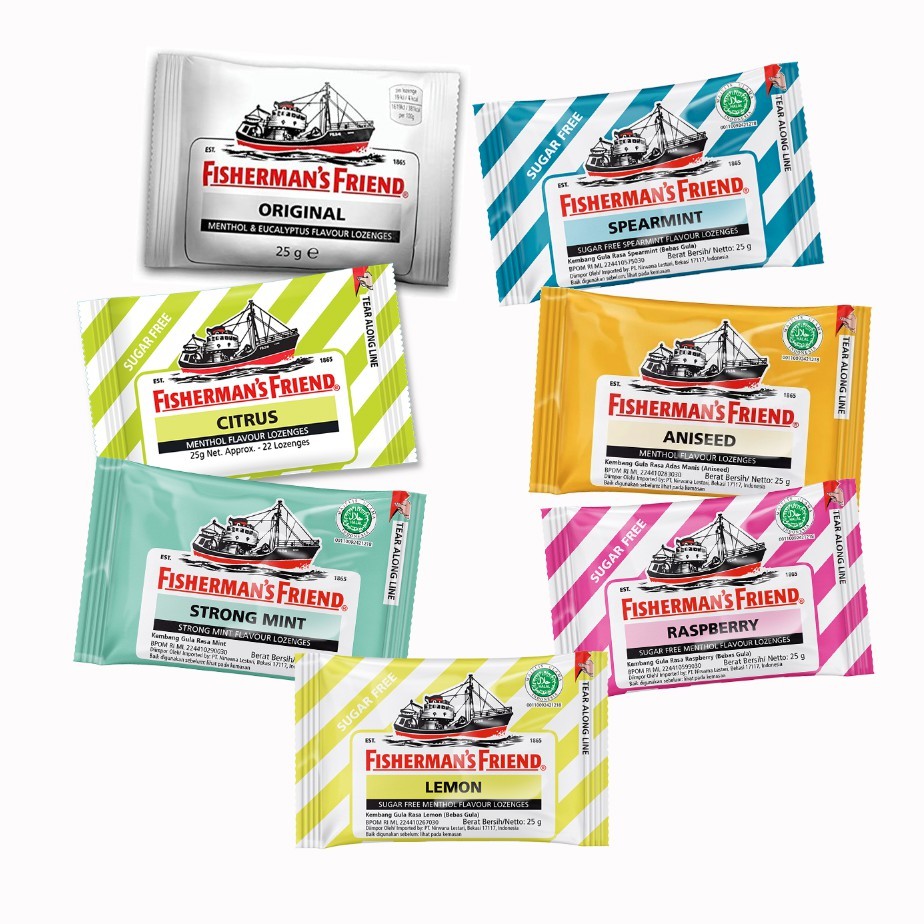 Fisherman's FRIEND Candy Assorted Flavors Throat Freshener | Shopee ...