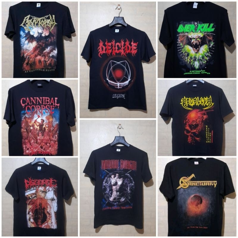 Disgorge band T-Shirt/HYPHOCRISY/SANCTUARY/LAMB OF GOD/DEICIDE/NAPALM ...