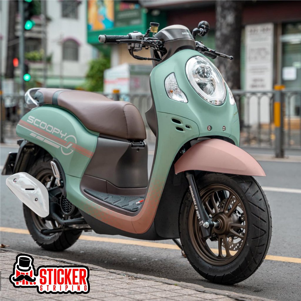 Scoopy Print Decal all types full body custom Sticker free design ...