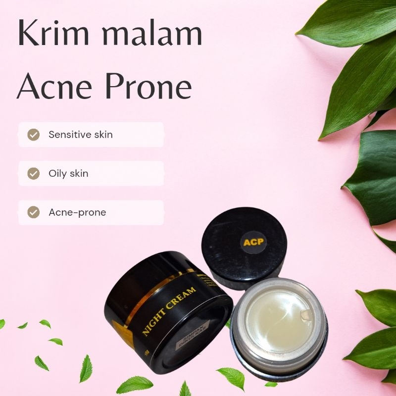 Acne Prone Hi Glow Skincare Night Cream For Acne Sensitive Skin, Acne ...