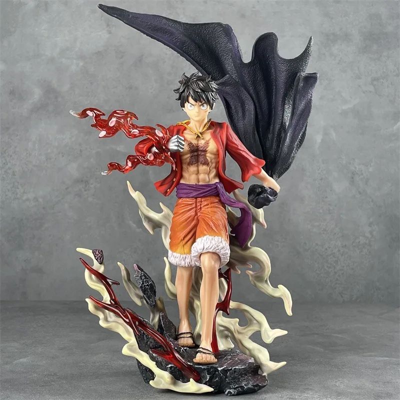 One Piece Anime Action Figure Four Emperors Gk Monkey D Luffy Display ...