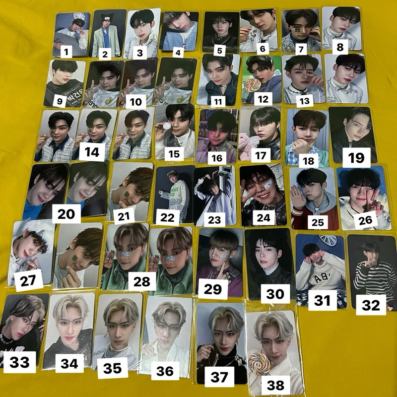 PC PHOTOCARD ZEROBASEONE ZB1 MELTING POINT ZHANGHAON HANBIN JIWOONG ...