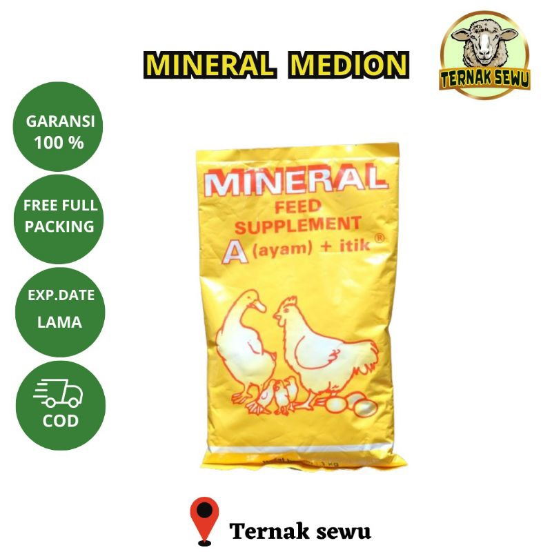 Chicken MINERAL Feed SUPPLEMENT 1 KG CHICKEN MINERAL 1 KG - Premix Feed ...