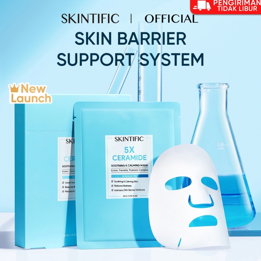 Import SKINTIFIC Facial Mask 5X Ceramide Soothing Mask | Shopee Philippines