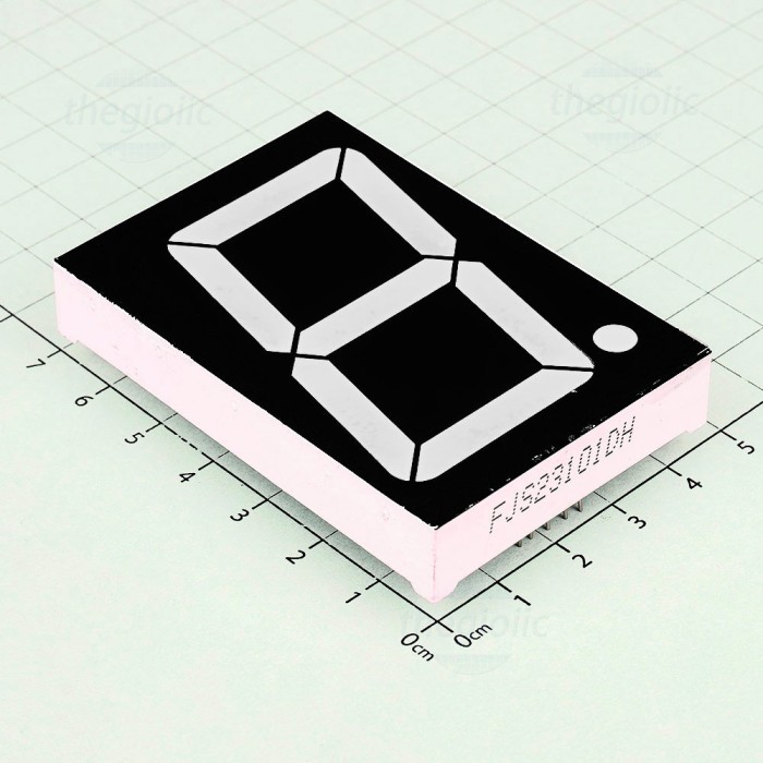 MERAH ITCan - Seven 7 Segment CC Common Cathode 2.30 Inch Red 1BIT LED ...