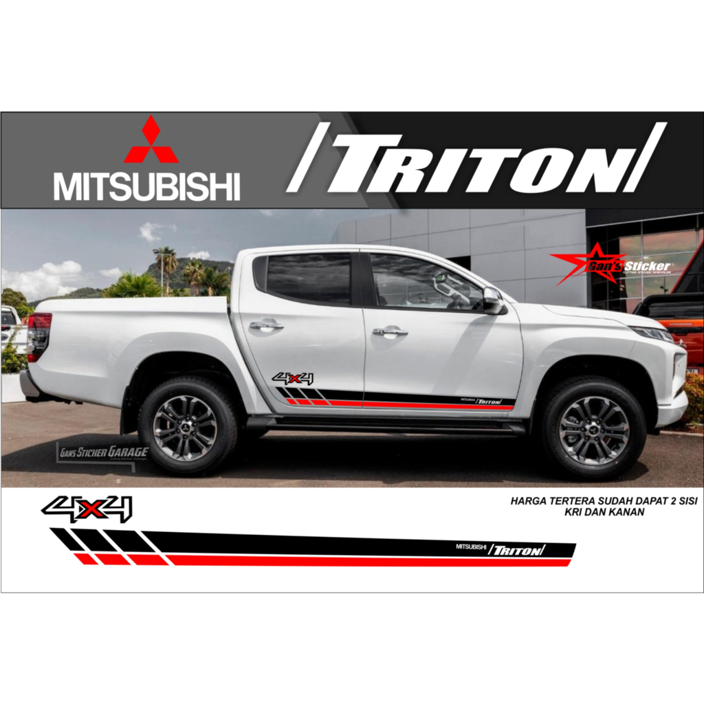 Mitsubishi TRITON STICKER ALL NEW TRITON | Shopee Philippines