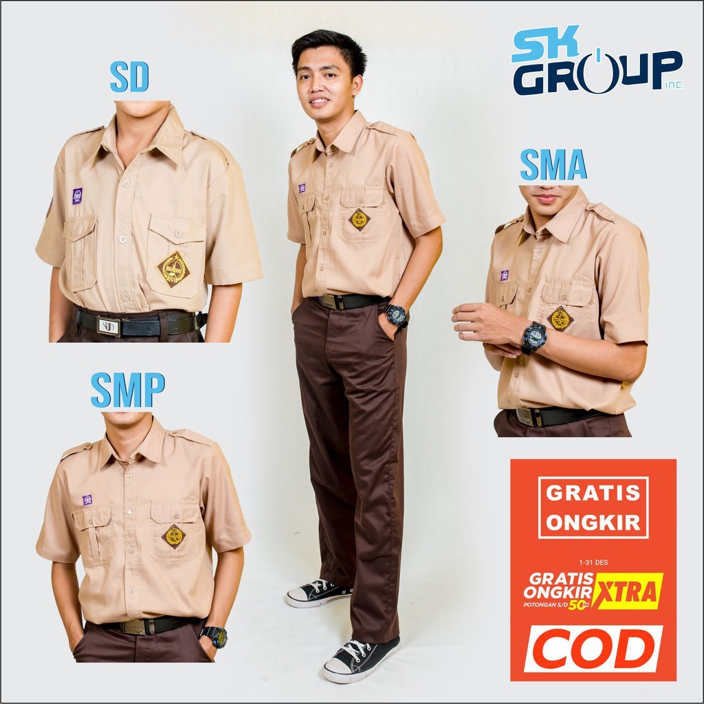 Elementary School Uniform, SMP/Scout Uniform | Shopee Philippines