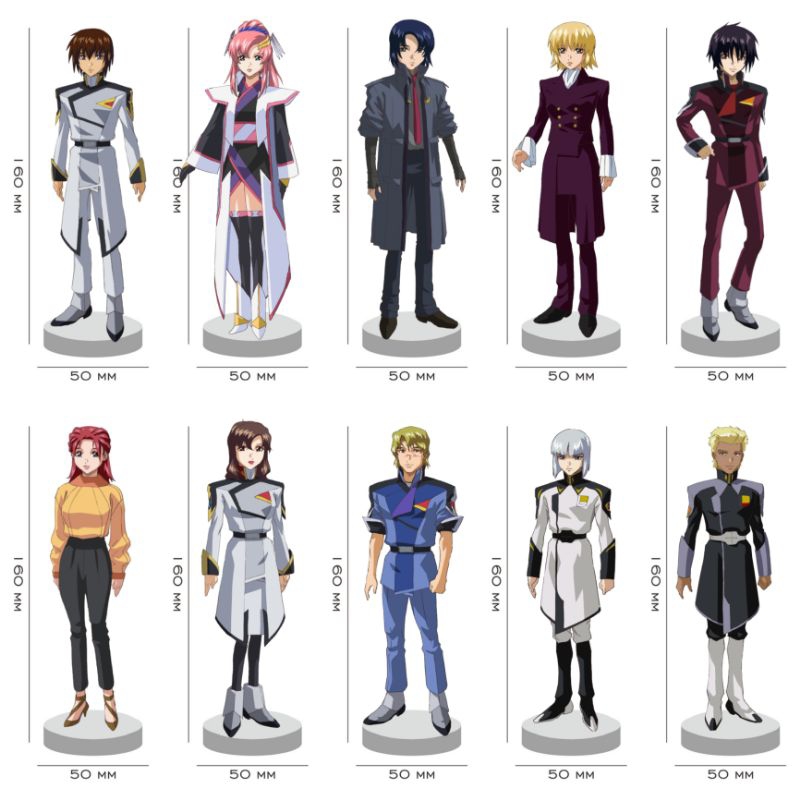 Gundam SEED FREEDOM ACRYLIC STAND/STANDE FIGURE ANIME GUNDAM SERIES ...