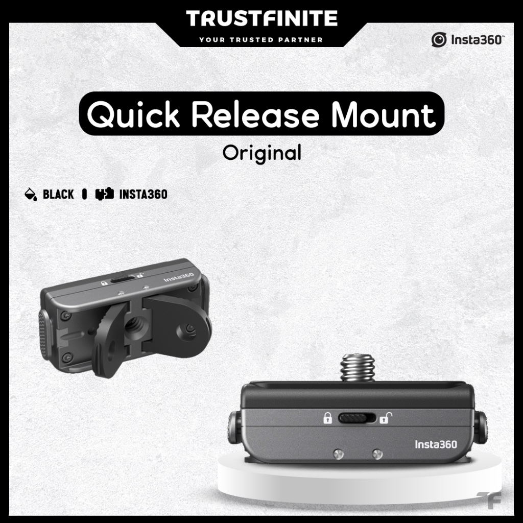 Insta360 Quick Release Mount Magnetic Adapter Original for Insta360 X4 ...
