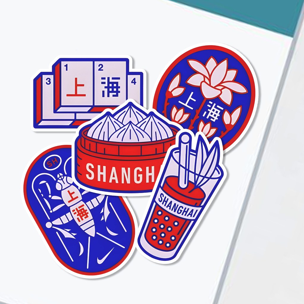 SHANGHAI Aesthetic Waterproof Stickers (6pcs) | Shopee Philippines