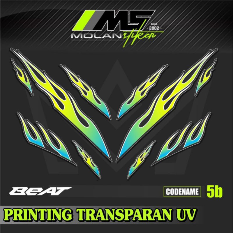 Decal Sticker Striping Variations Transparent Uv Beat Fi Api 2013-2015 ...